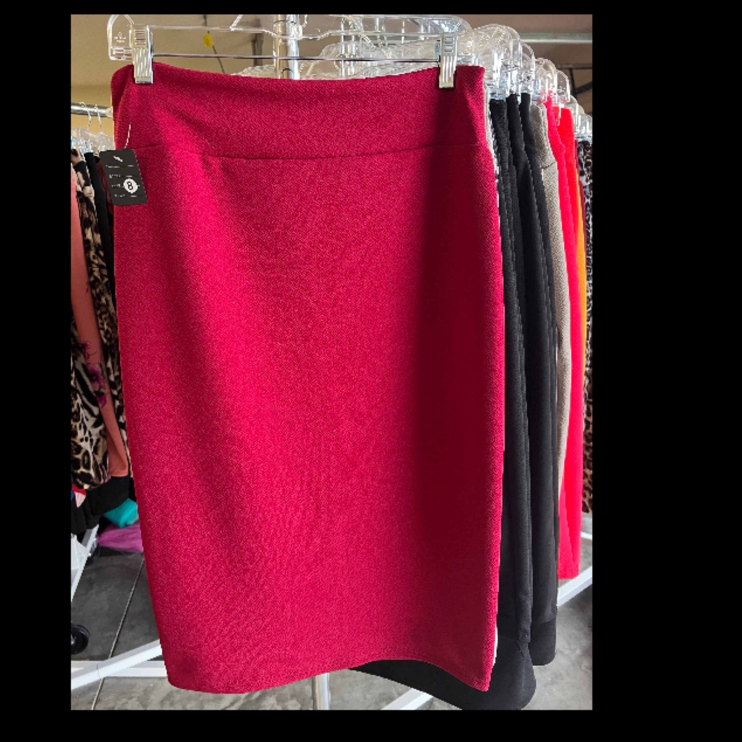 Premade Burgundy Liverpool | Pencil Skirts By Pati